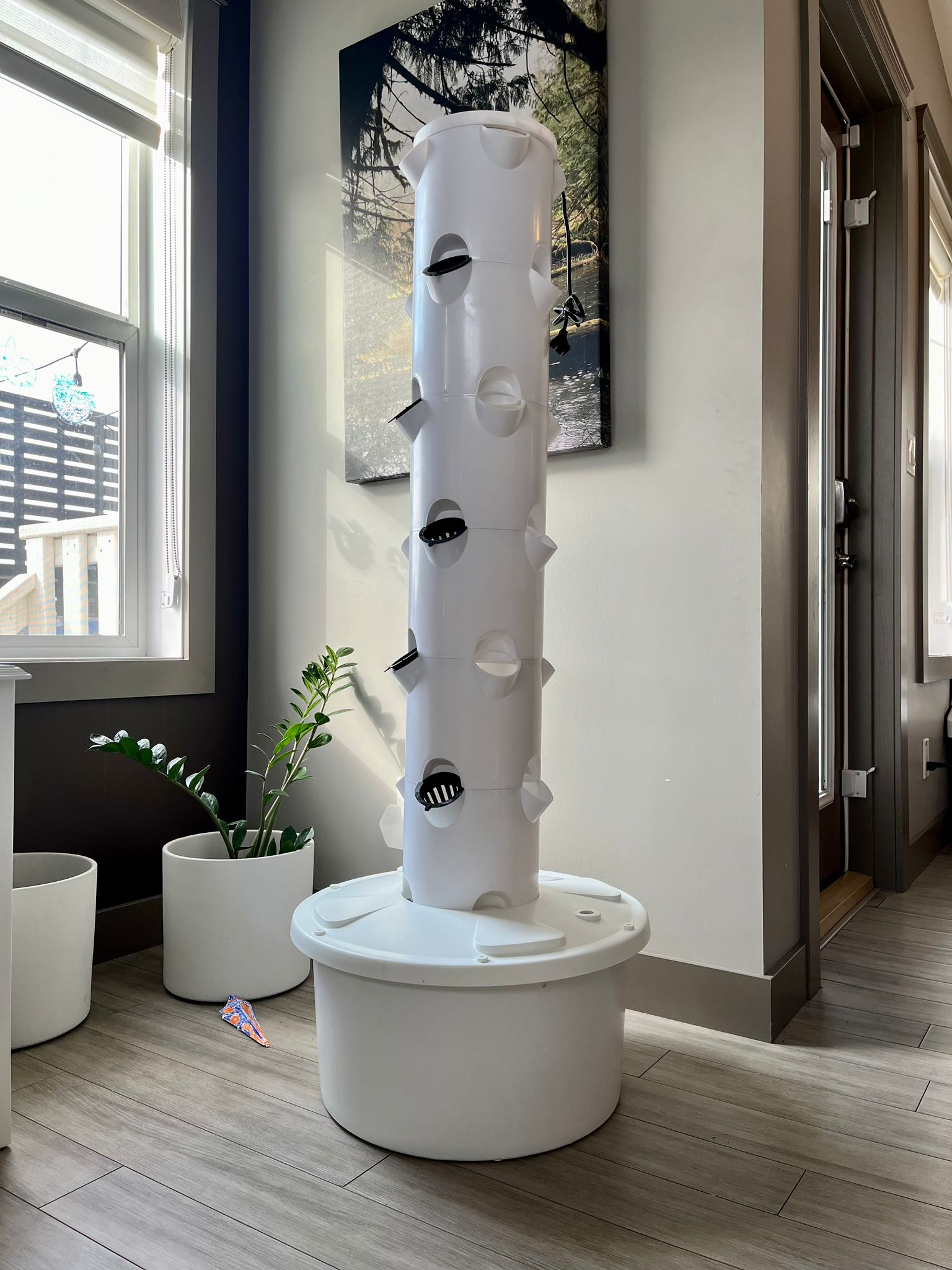 4P6 Vertical Garden Hydroponic Tower Growing System for Outdoor Use | Lyine