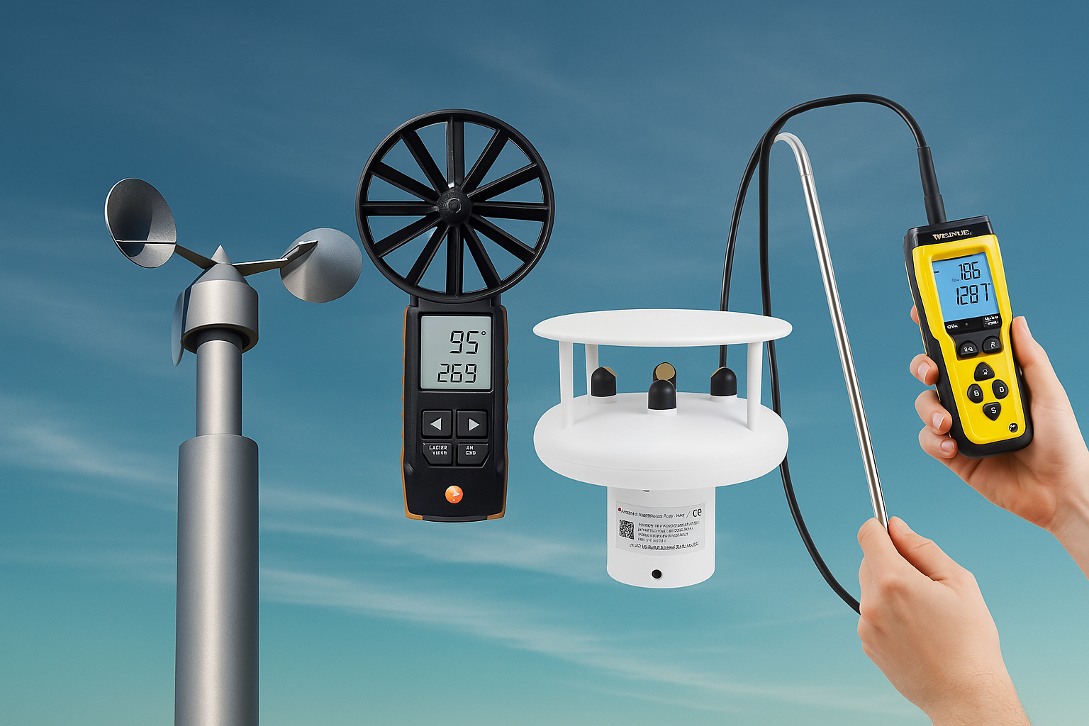 How to Calculate Wind Speed with an Anemometer? | Rika Sensor