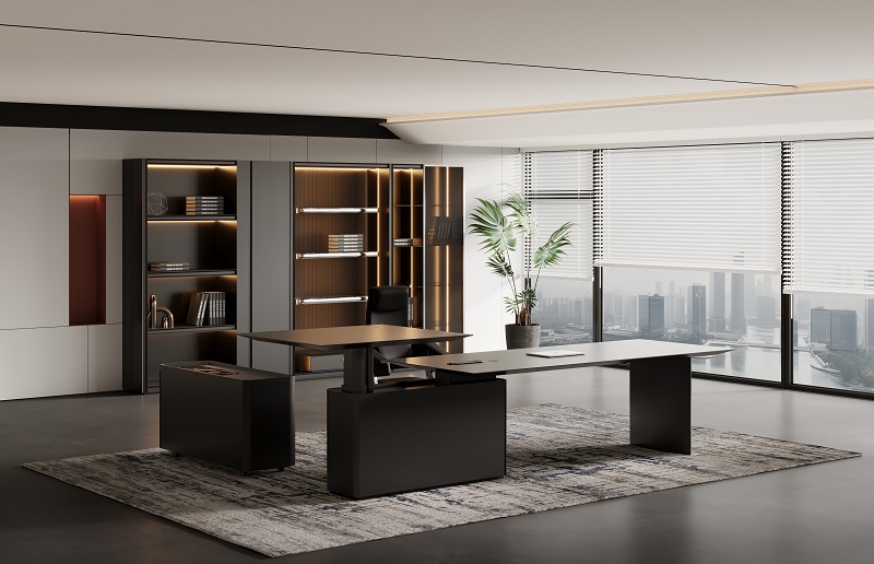 Italian Minimalist Fashion Style Executive Desk ANYING-T01 | Fenlern