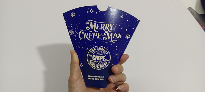 Customized Size French Fries Paper Crepe Cones High Quality Disposable ...