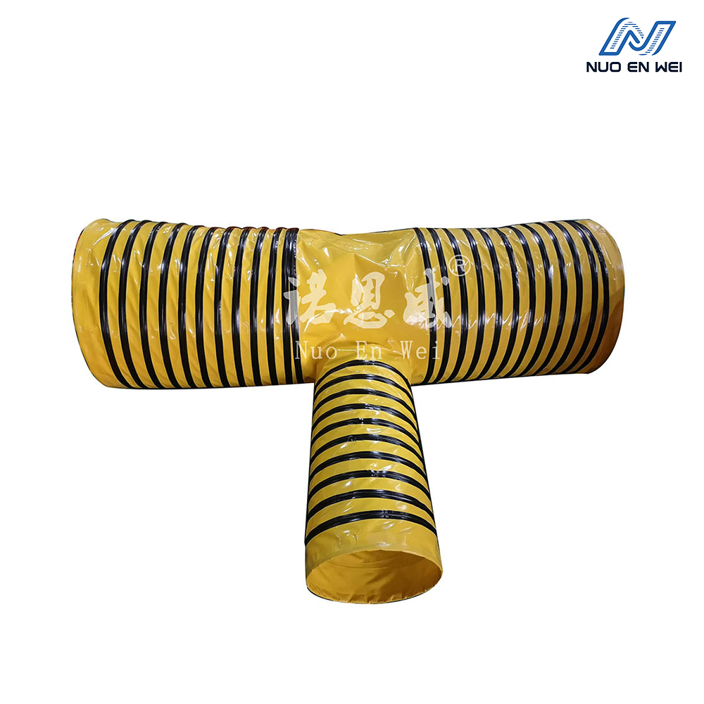 3 Way Duct Splitter - Heavy Duty PVC Y/T Type Flexible Air Duct ...