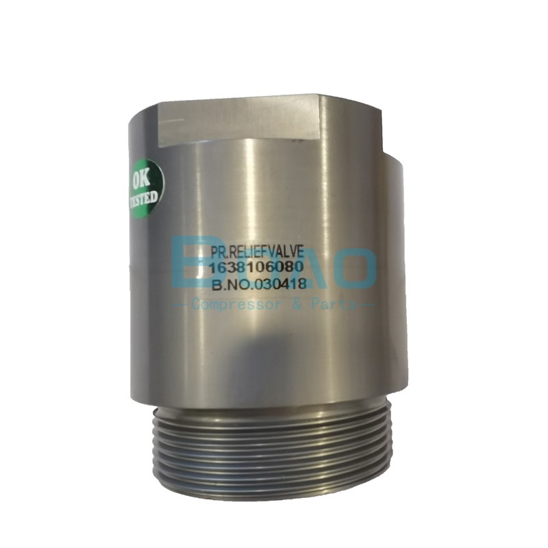 Atlas Copco Air Compressor Gearbox Safety Valve 1638106080 | BOAO