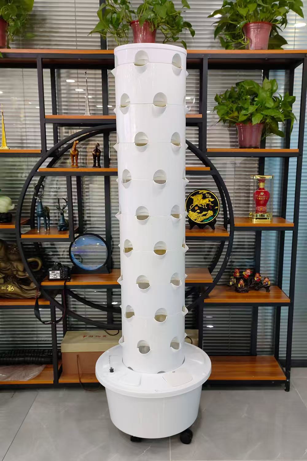 Canada Vertical Garden Hydroponic Tower System Outdoor Gardening | Lyine