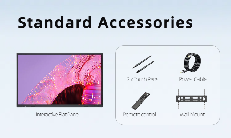 Ita Touch 75inch IR Interactive Flat Flat Panel 4K التفاعلية TV Screen Whiteboard Smart Class ...