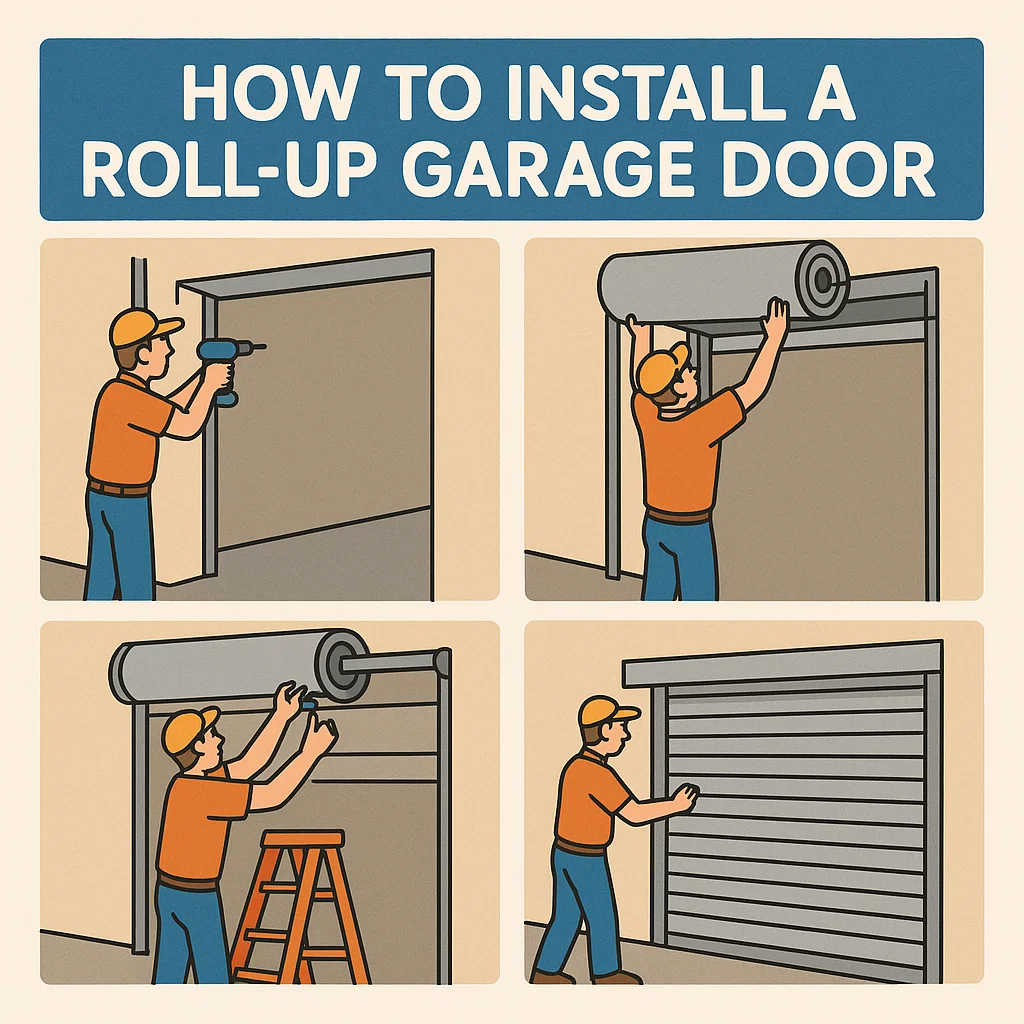 How to Install a Roll Up Garage Door | Zonle Doors - Trusted Supplier ...