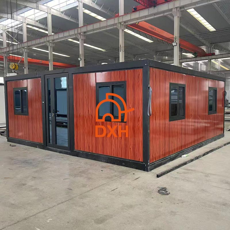 Flat Roof Expandable Container House | DXH Container House
