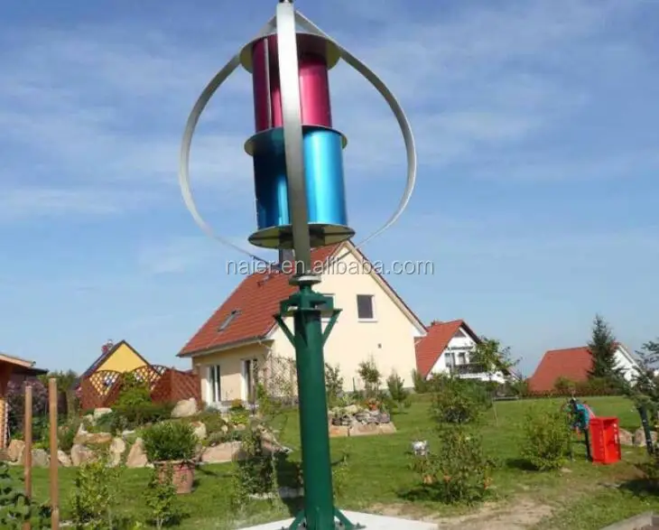 CE Certified Vertical Axis Q-type 1-5 KW Wind Turbine with Gentle Wind ...