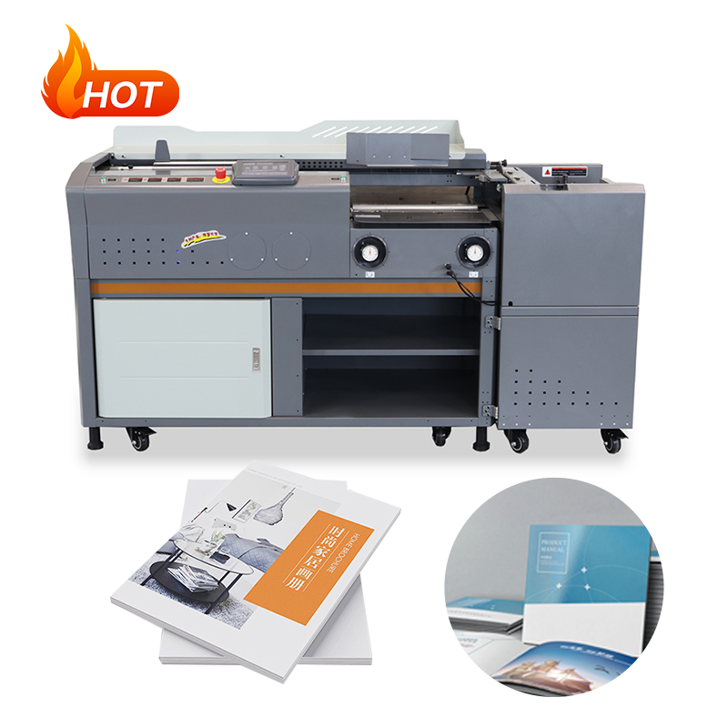 Fully Automatic Hot Melt Glue A3 Perfect Notebook Binder Book Gluing Machine Book Glue Machine ...