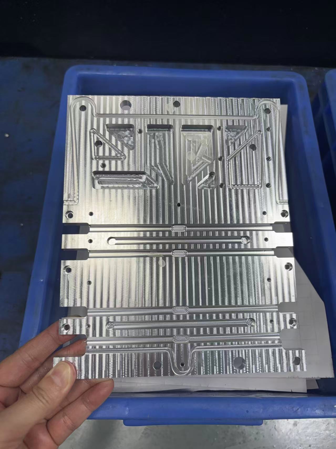 CNC Machining - Aluminum Cooling Plate