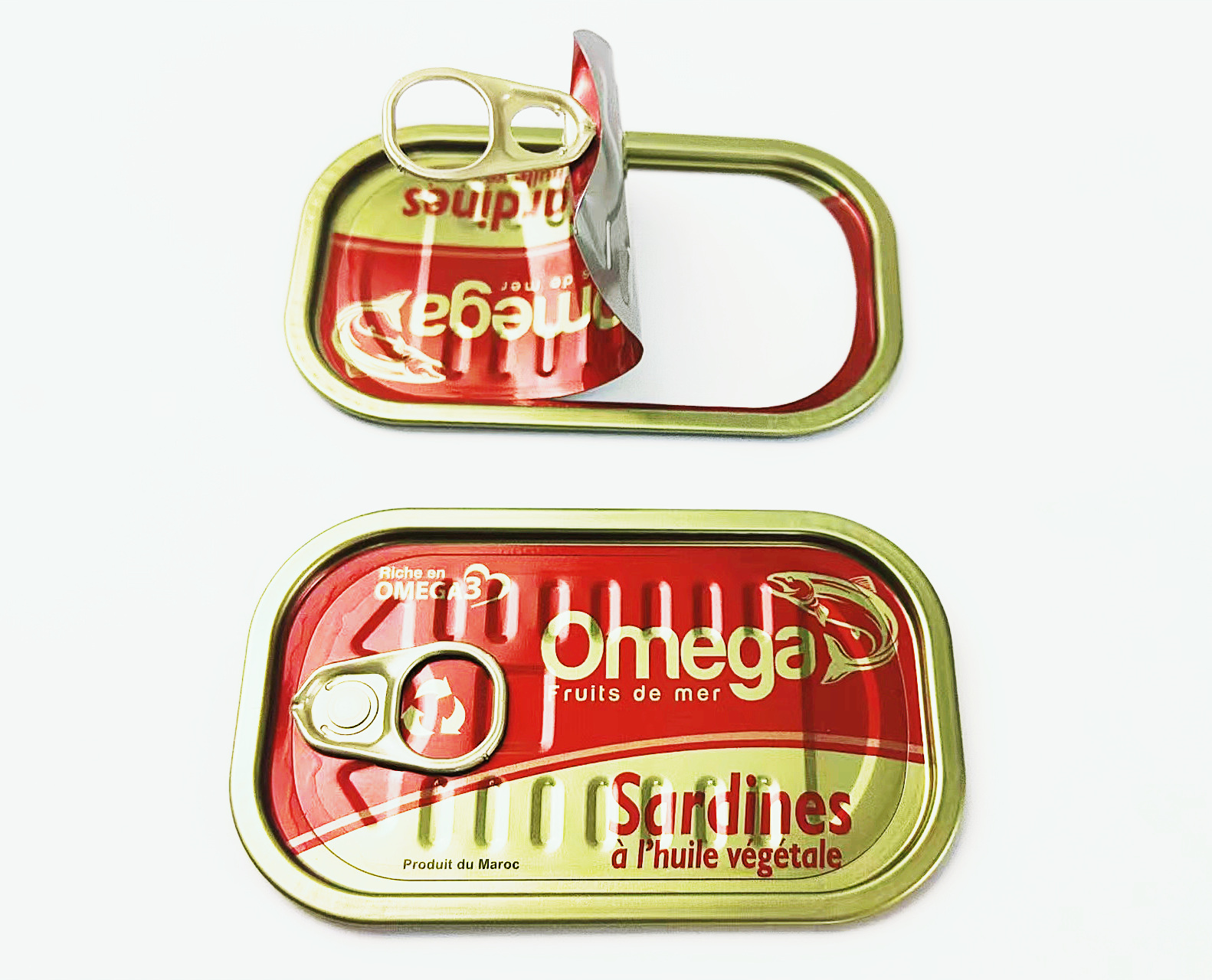 F311 Rectangle Tinplate Easy Open End Peel Off Lid for Sardine Can | HJ ...