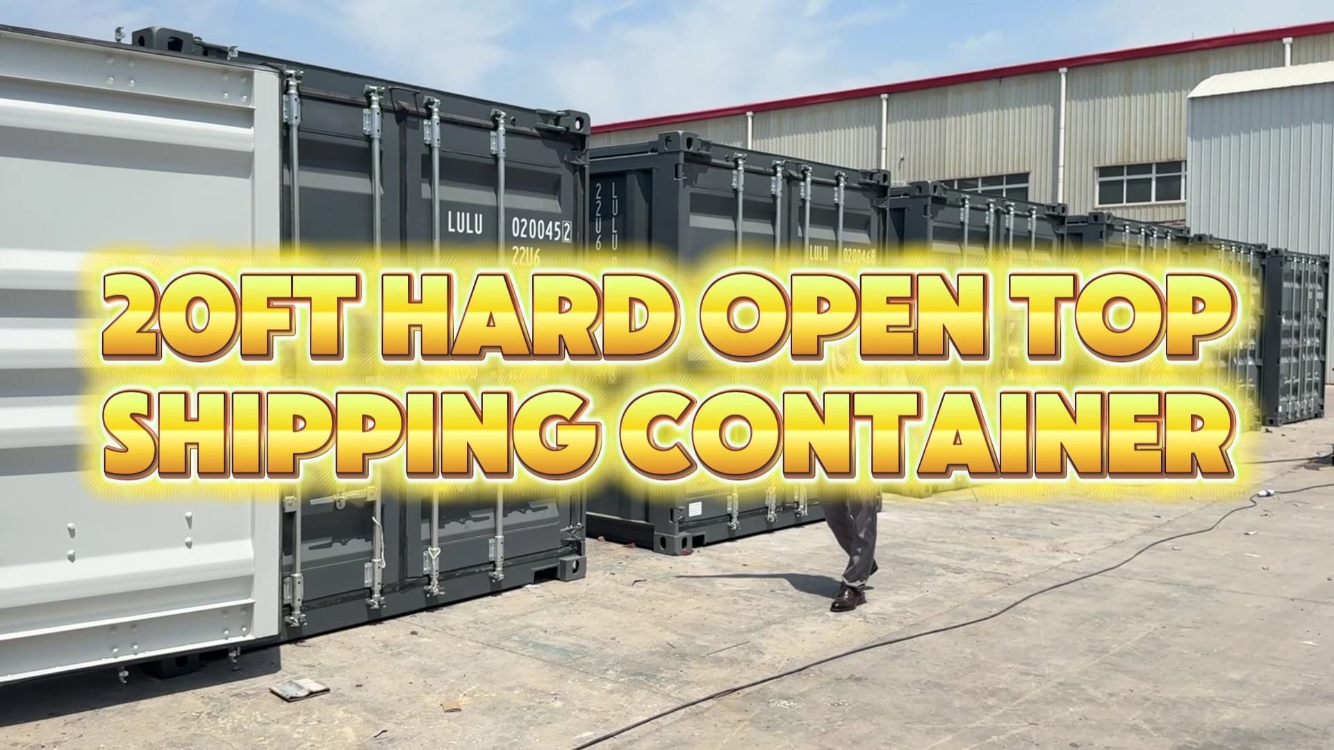 new finished 20ft open top shipping containers