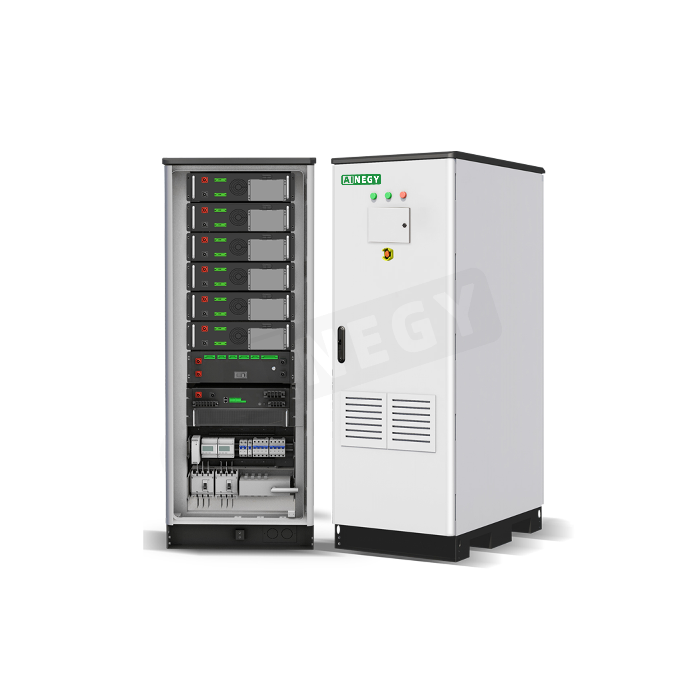 30KW/48KWh C&I All-in-One ESS Battery+PCS+MPPT+Generator Port | AINEGY