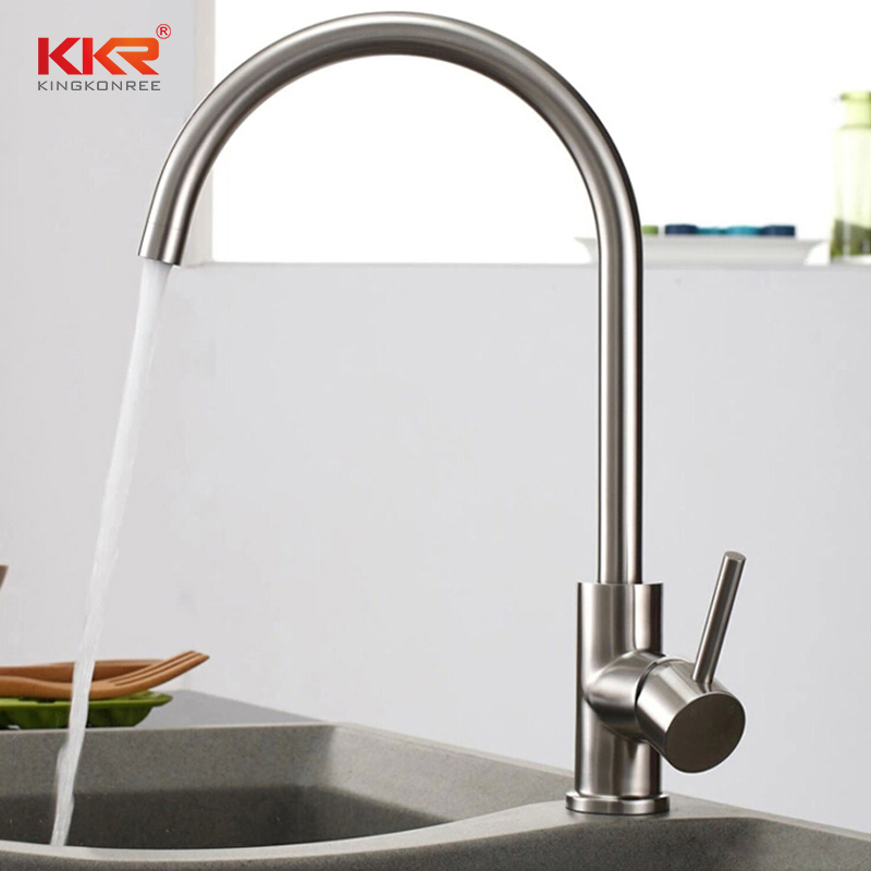 Dual-Function Kitchen Sink Faucet | Spray & Stream Mode Mixer Tap with ...