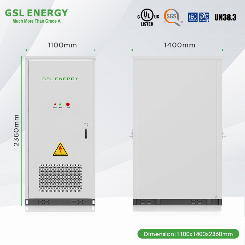 CESS-125K261 AC Coupled All-in-one Liquid Cooling Energy Storage Cabinet System | GSL Energy