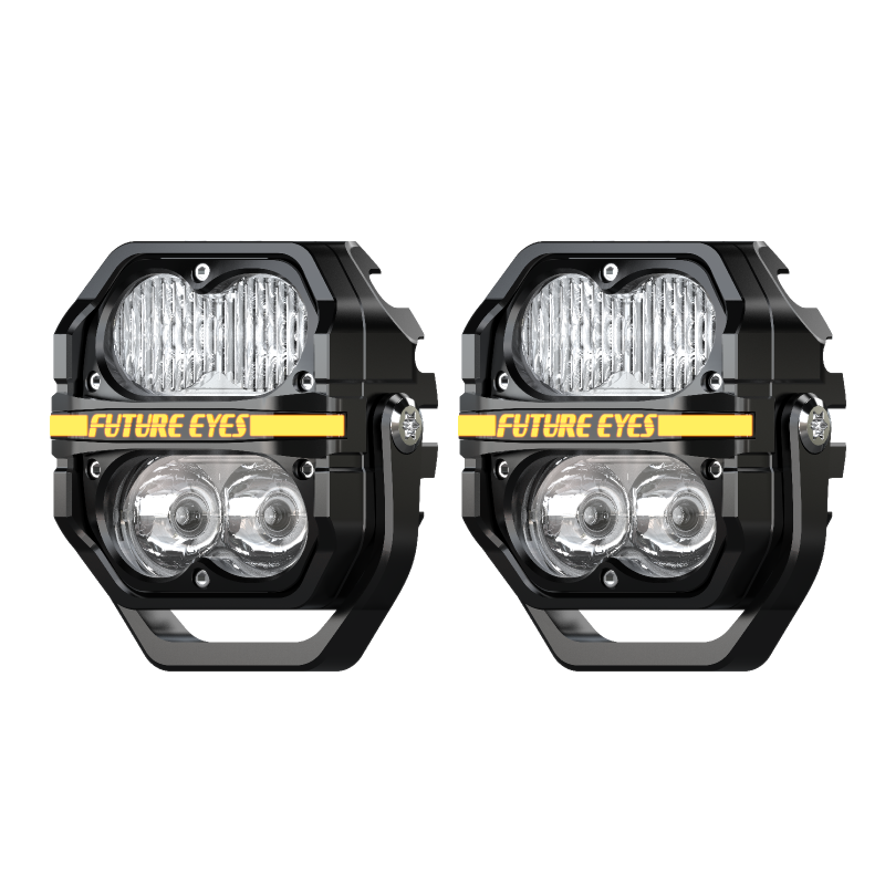 FUTURE EYES C4 120W LED Auxiliary Off-Road Lights Flood Auxlight ...