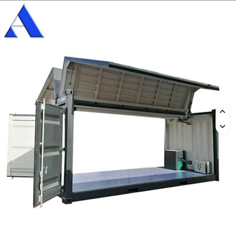 20ft Double Door Flying Electrical Hydraulic Side Opening Shipping ...