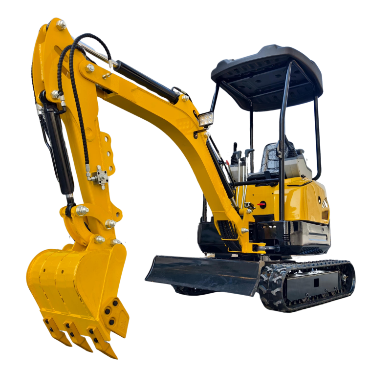 Mini Crawler Excavator 1.5 Ton Hydraulic Controls Easy Access for Farm ...