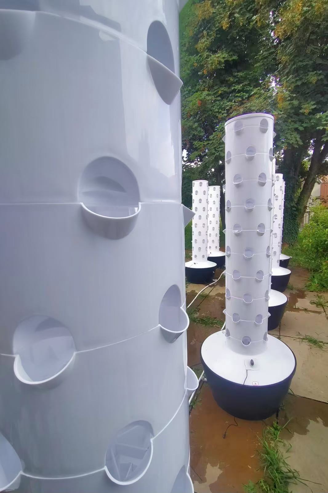 Mini Home Farm in Italy with Hydroponic Tower System | Lyine