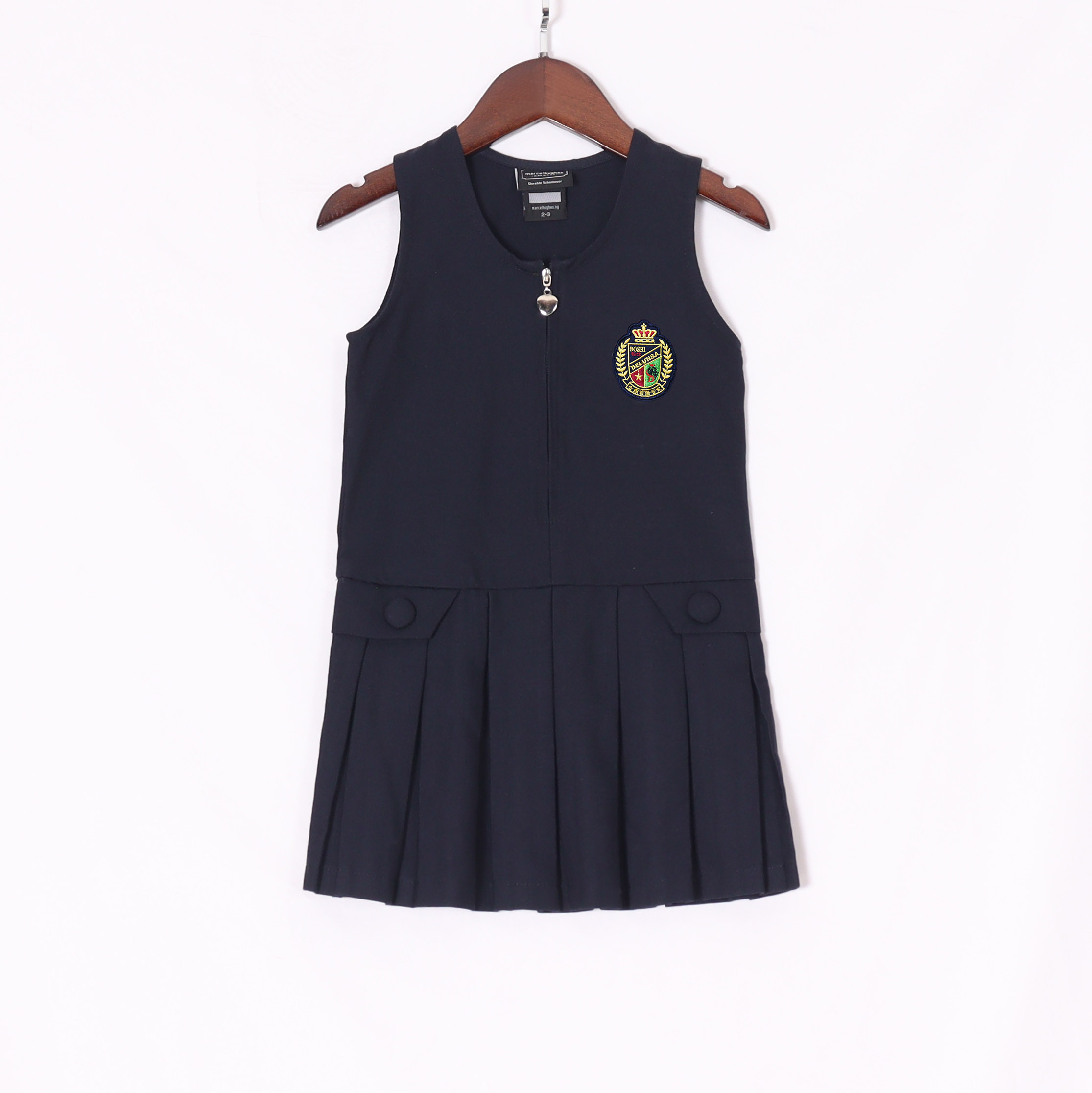School Pinafore Dress for Students in Various Sizes and Colors | BOSHI