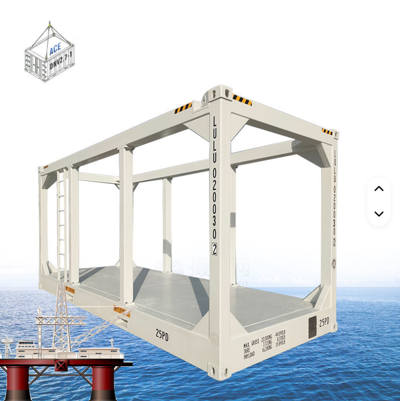 Contenedor seco DNV 2.7-1 de 6 metros de largo y 20 pies de altura, con ...