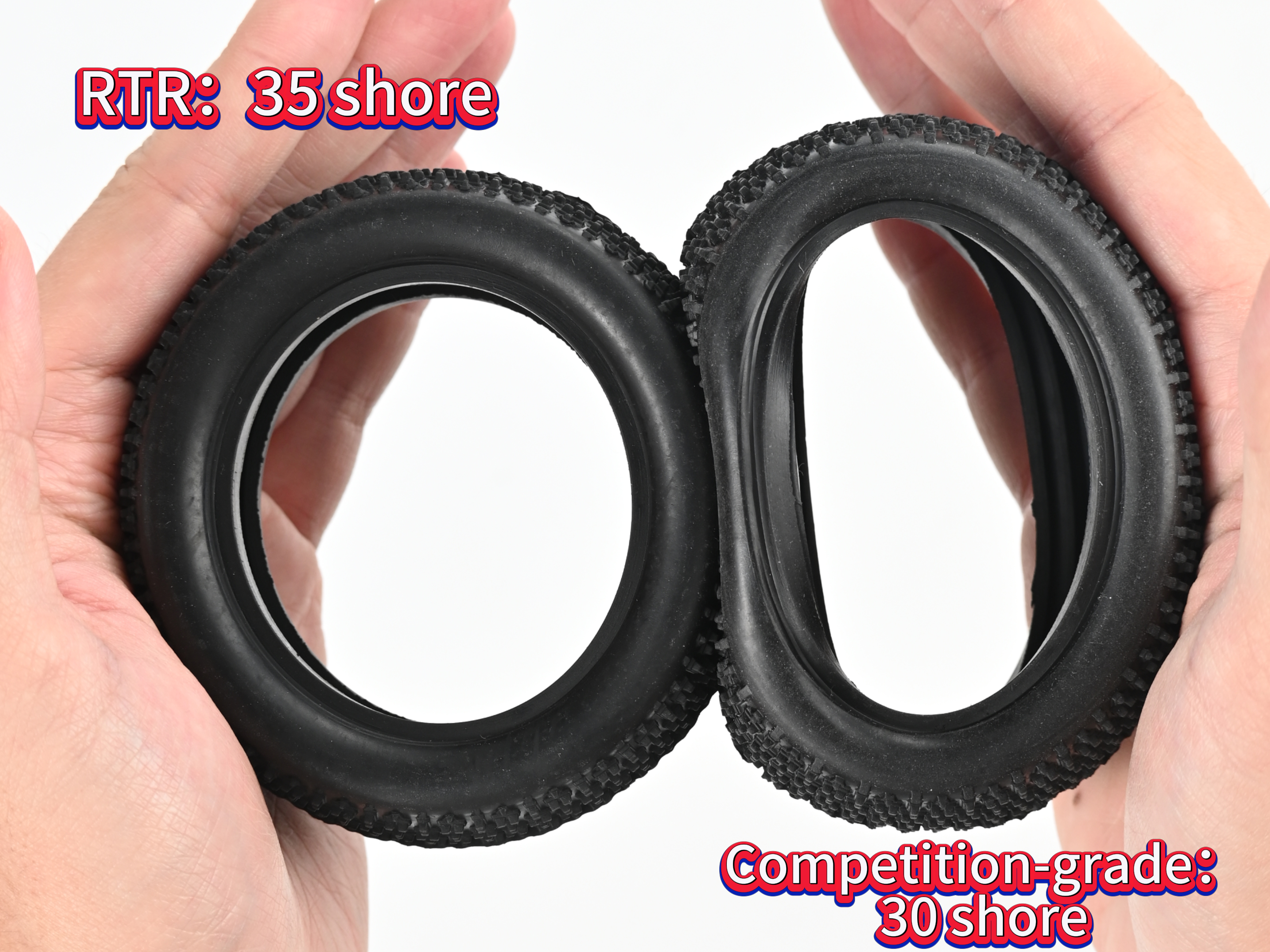 VRX Racing Upgrades 1/10 RC Racing Buggy Tires for Unbeatable Track ...