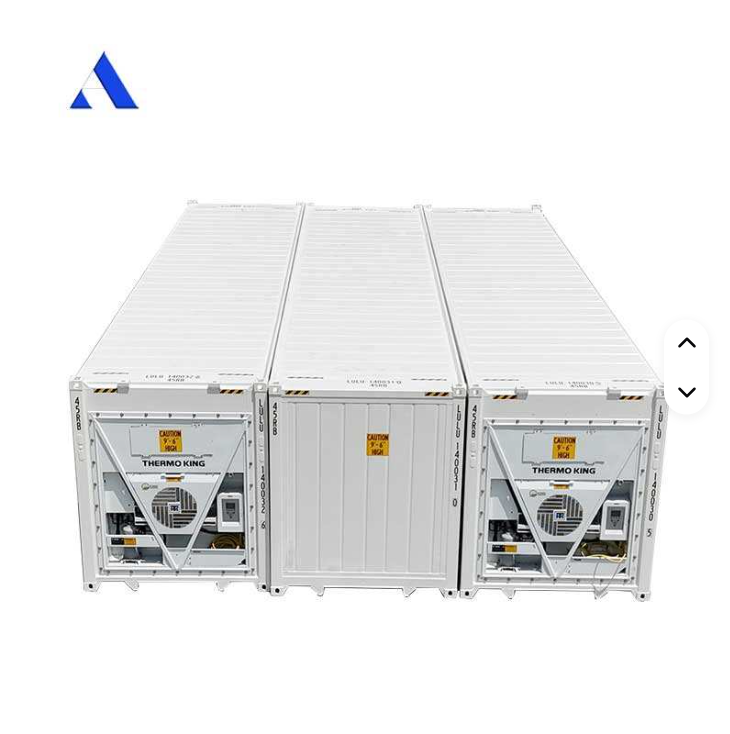 Contenedor frigorífico móvil de 3 plazas de 40 pies con congelador y ...