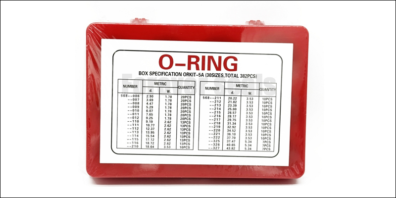 Metric O - Ring Kit ORKIT - 5A: 30 Sizes, 382 Pieces | FOREVER SEALS