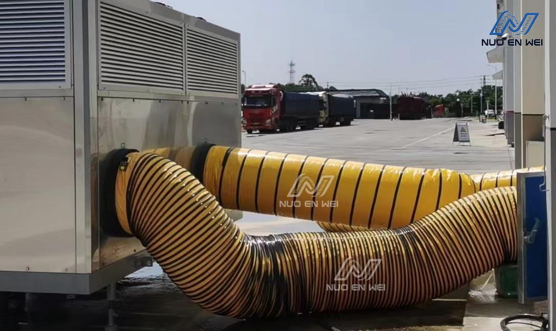 Outdoor Rated Portable AC Ducting - Flexible Insulated Hose 4"-59 ...