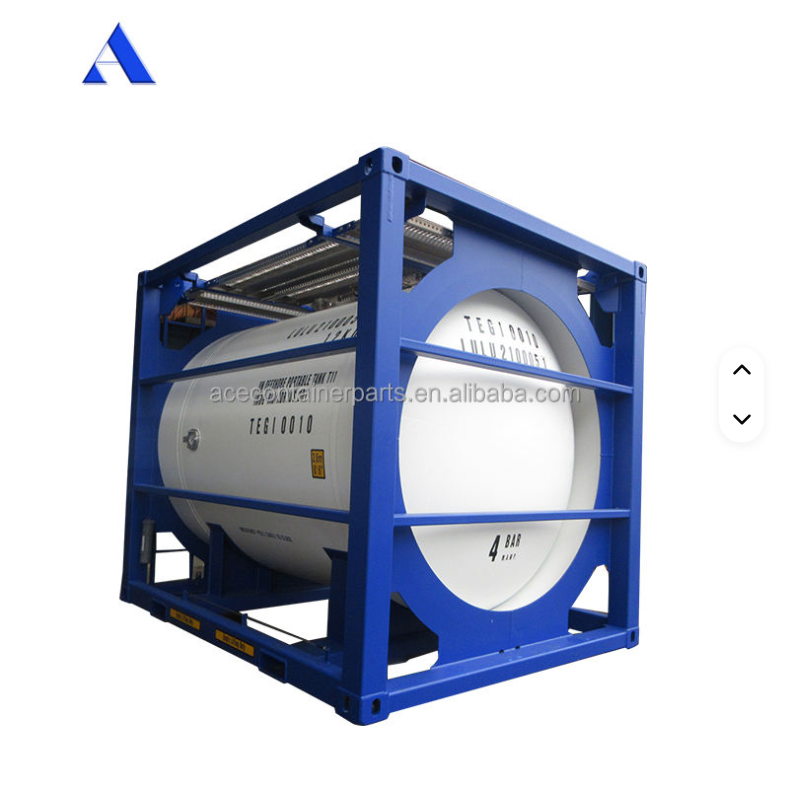 Contenedor cisterna offshore ISO de 10 pies, DNV 2.7-1, 8100 litros ...