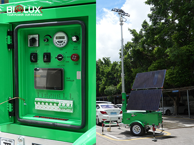 HiSOLO Solar Light Tower Control Panel: the "Brain" Behind Smart ...