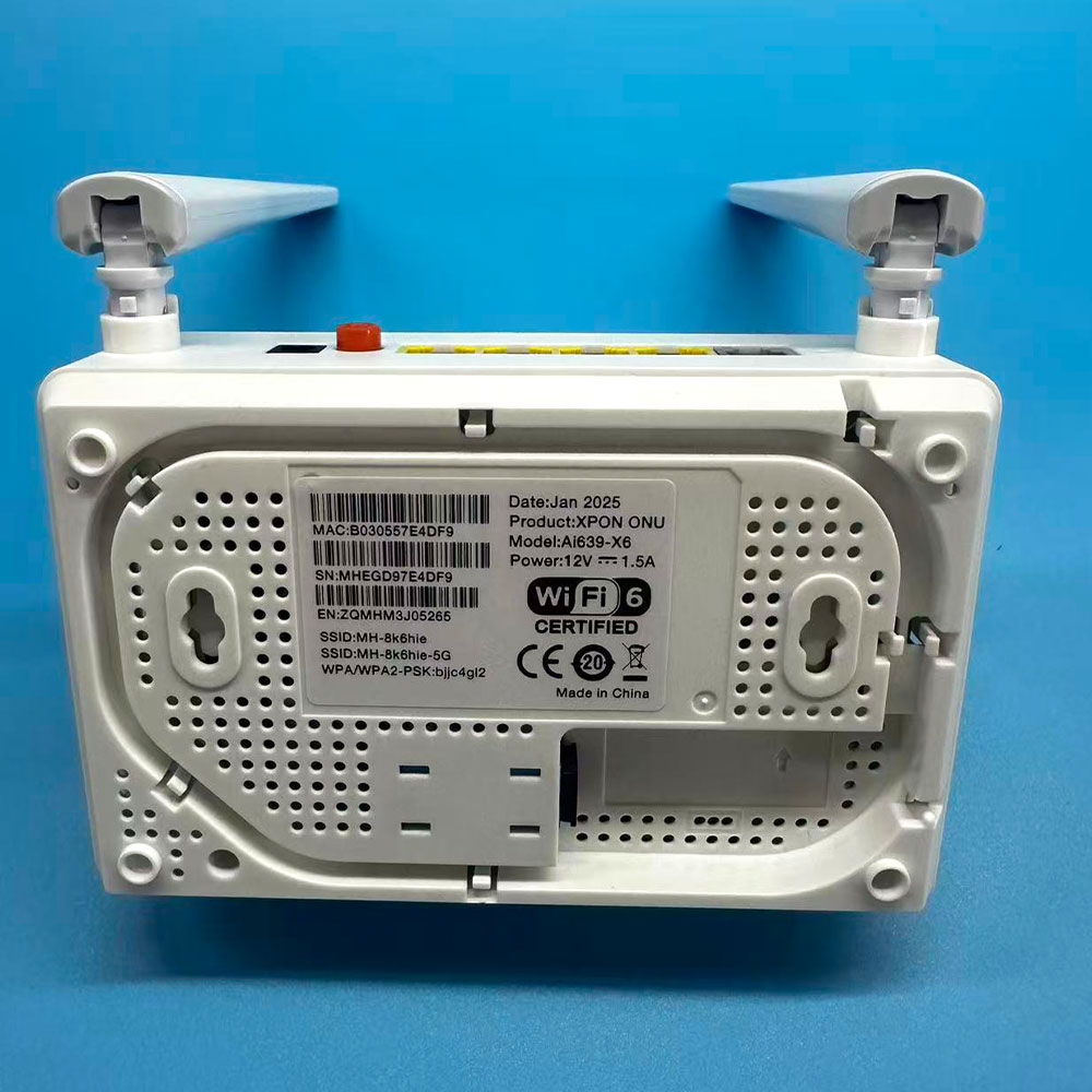 Ai639-X6 WIFI6 4GE 1TEL 2USB Xpon Onu Dual Band Wifi Gpon Ont | MH-PON