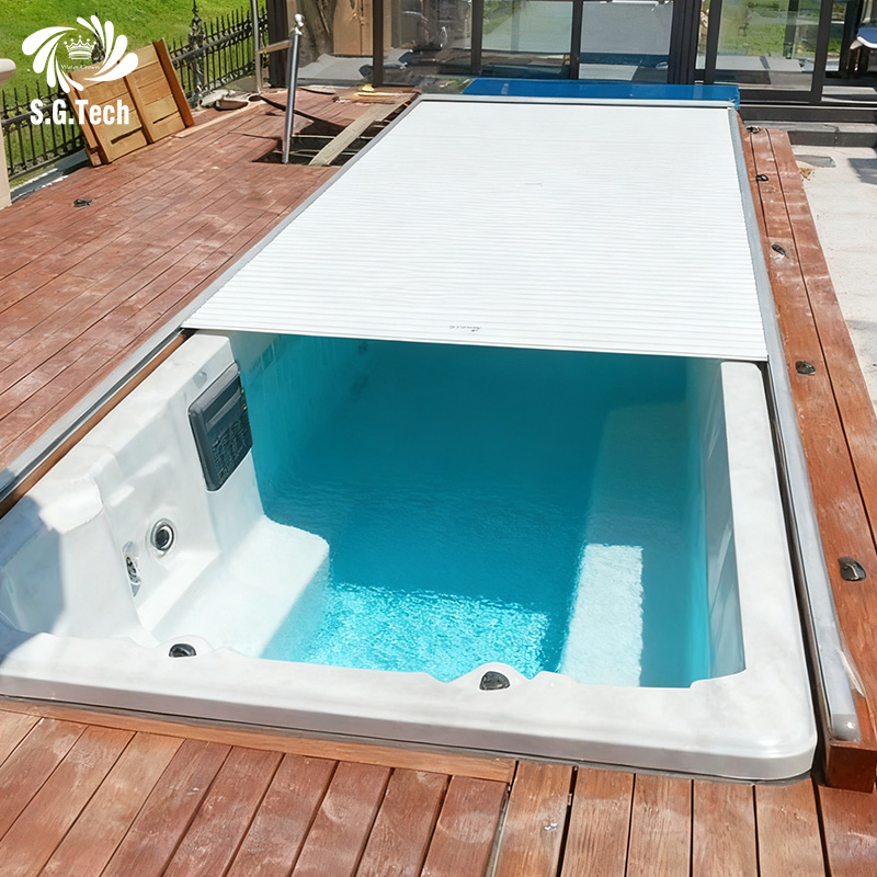Automatic Slated Rolling Shutter Pool Cover | Water Crown