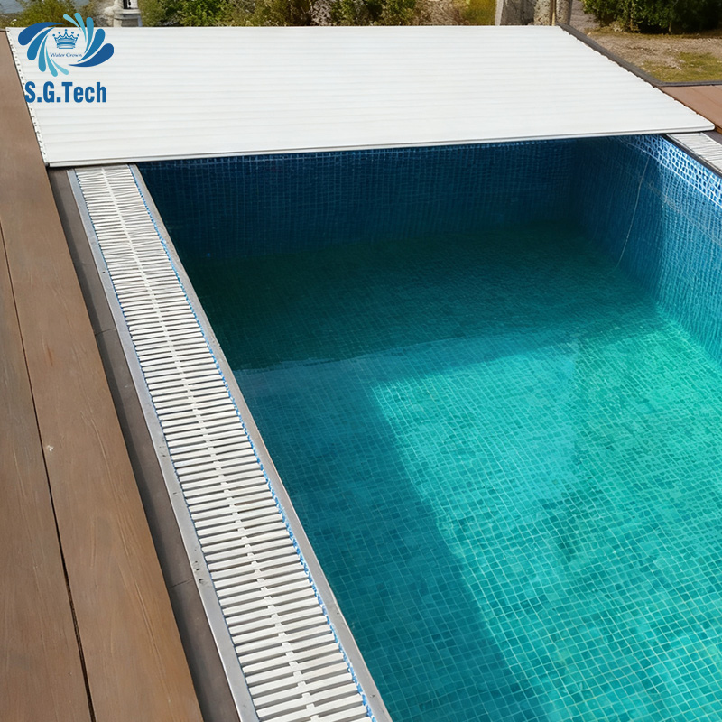 Automatic Slated Rolling Shutter Pool Cover | Water Crown