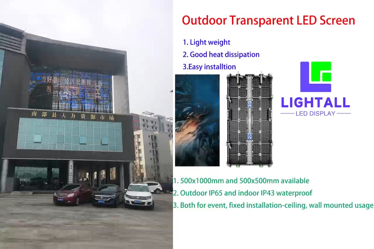 Achetez des écrans LED transparents ! | LIGHTALL