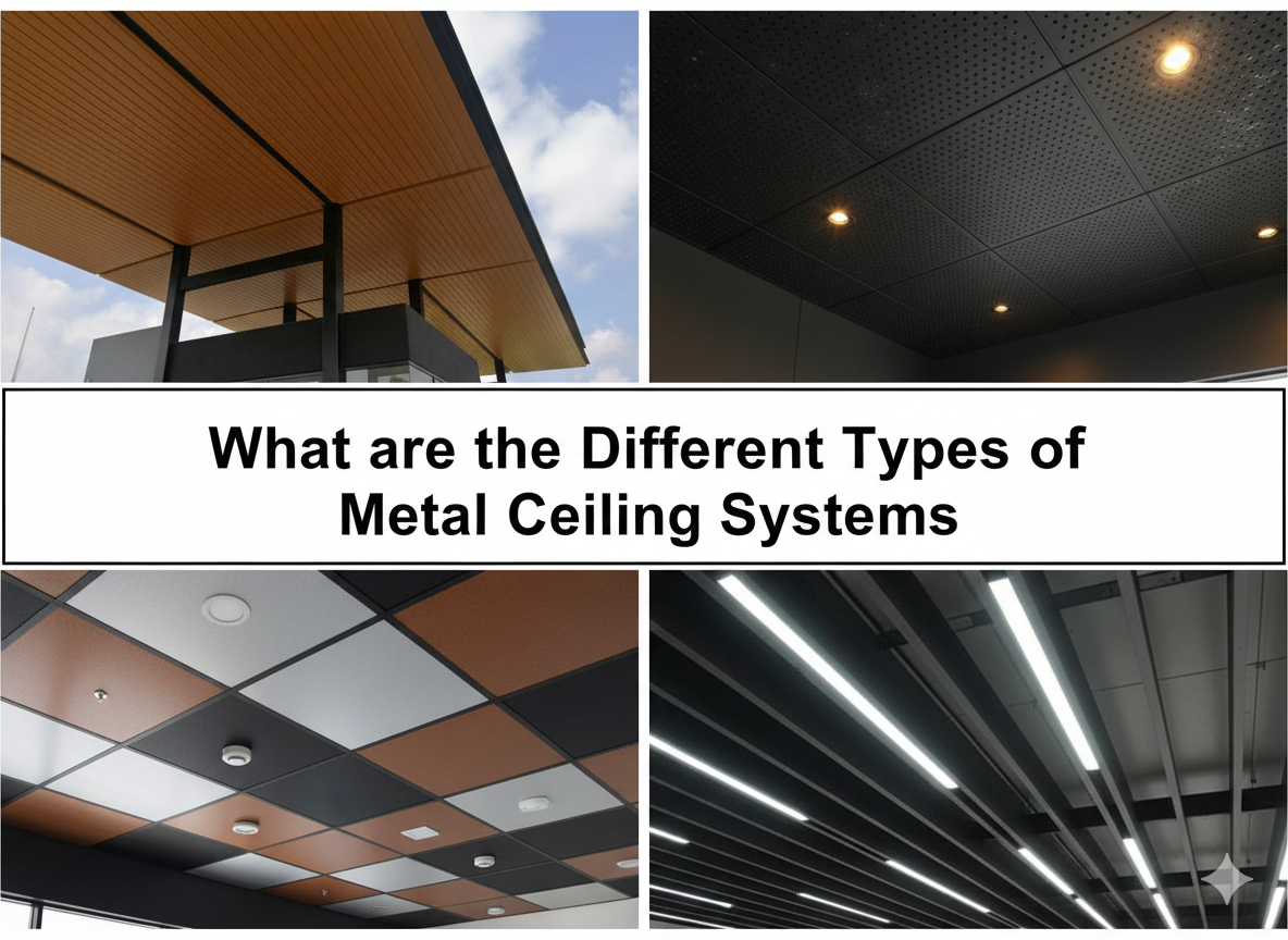 What Are the Different Types of Metal Ceiling Systems?