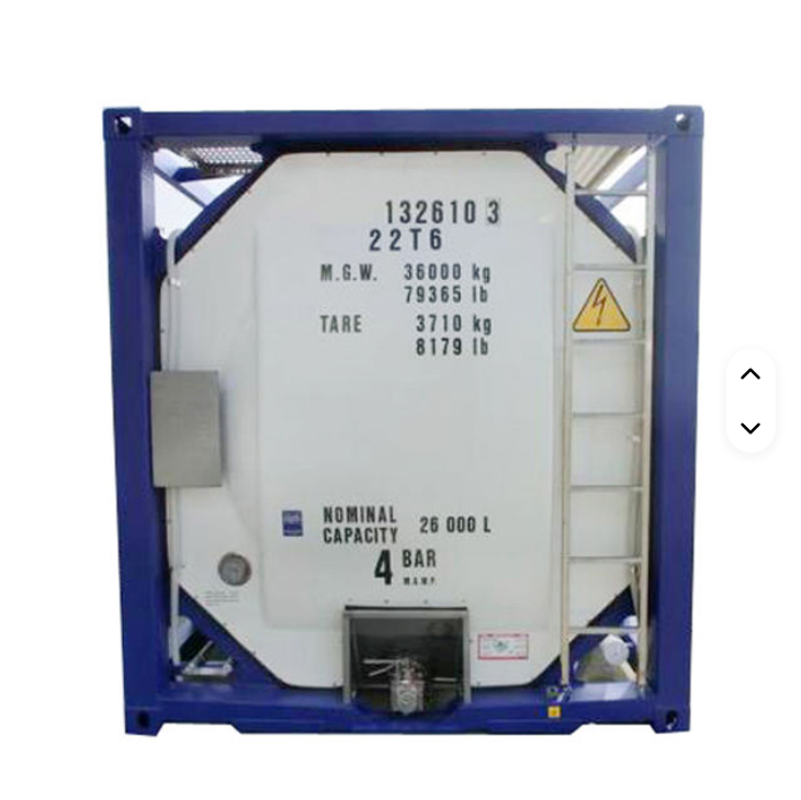 26CBM 25m UN T11 China New Stock Price 20 Ft ISO Tank Containers 26000 ...