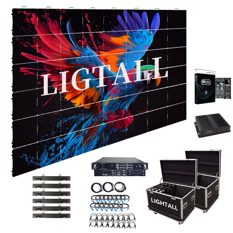 ระบบผนังวิดีโอ LED กลางแจ้ง ขนาด 4x3 ม. หน้าจอ LED P2.9 มม. ขนาด 13.12 ...