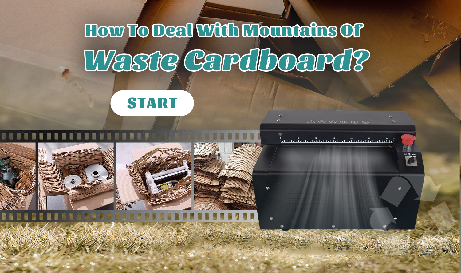 Cardboard Shredder:Working Principle, Types and Applications | YJNPACK