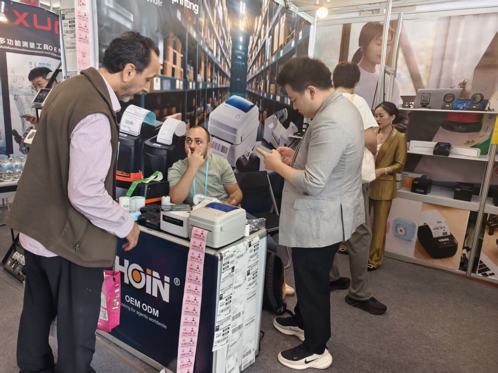 HOIN 라벨 프린터, 2025 광저우 무역박람회에서 극찬 받아 | HOIN 프린터