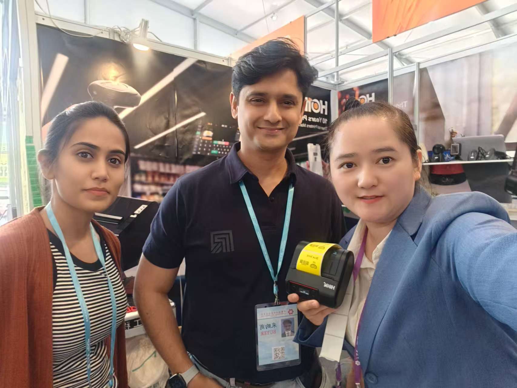 HOIN 라벨 프린터, 2025 광저우 무역박람회에서 극찬 받아 | HOIN 프린터