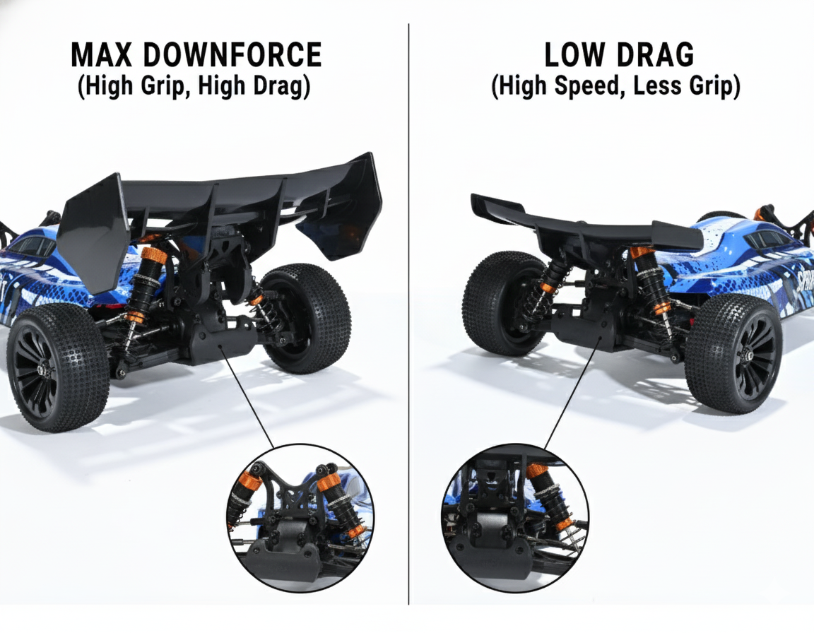 The Racer's Guide to RC Car Rear Wings: How Downforce & Tuning Win ...