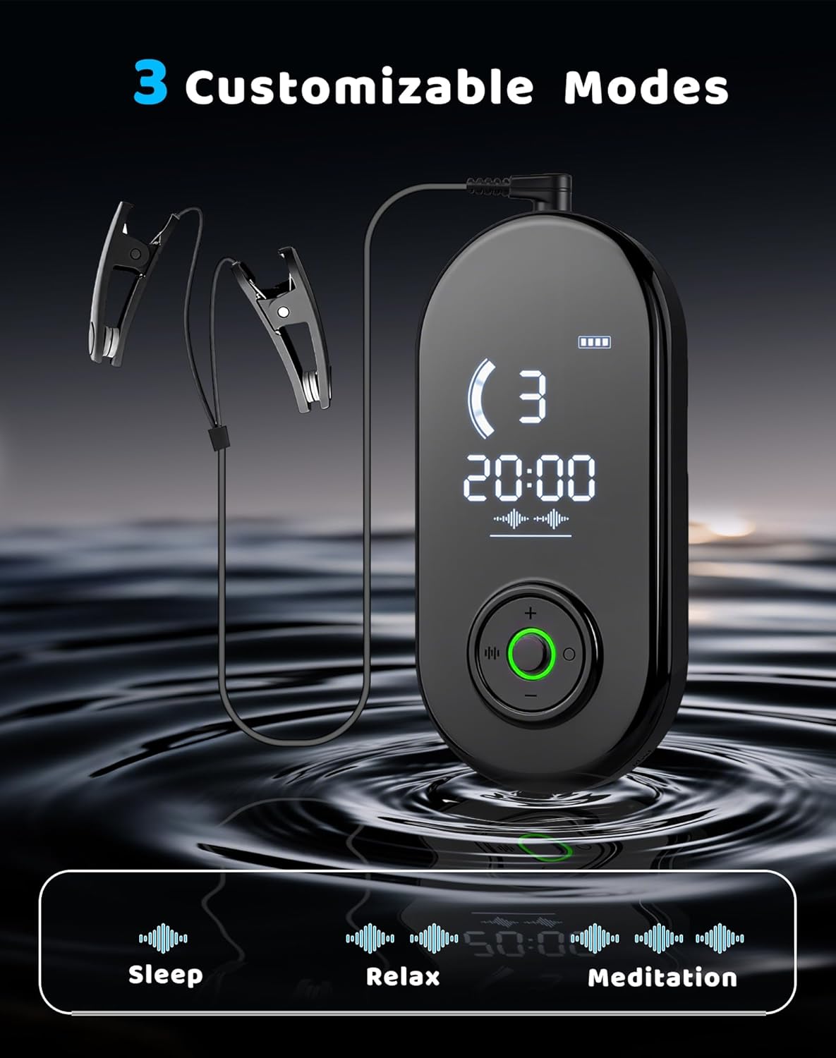 Ear Clip Vagus Nerve Stimulator – 3 Intensities, Long Battery, Relax ...