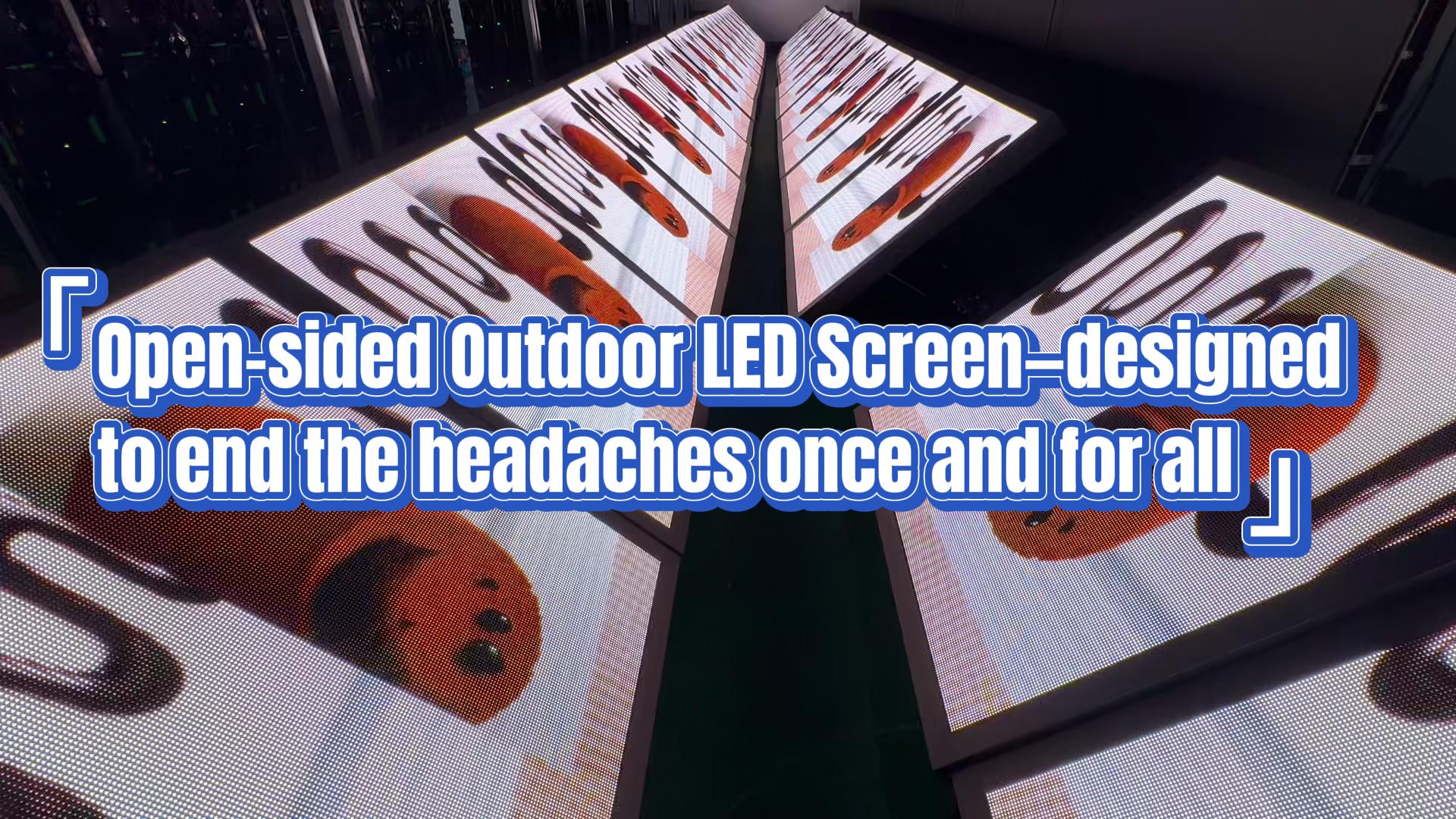 Front-Flip Outdoor LED Screen—designed to End the Headaches Once and ...