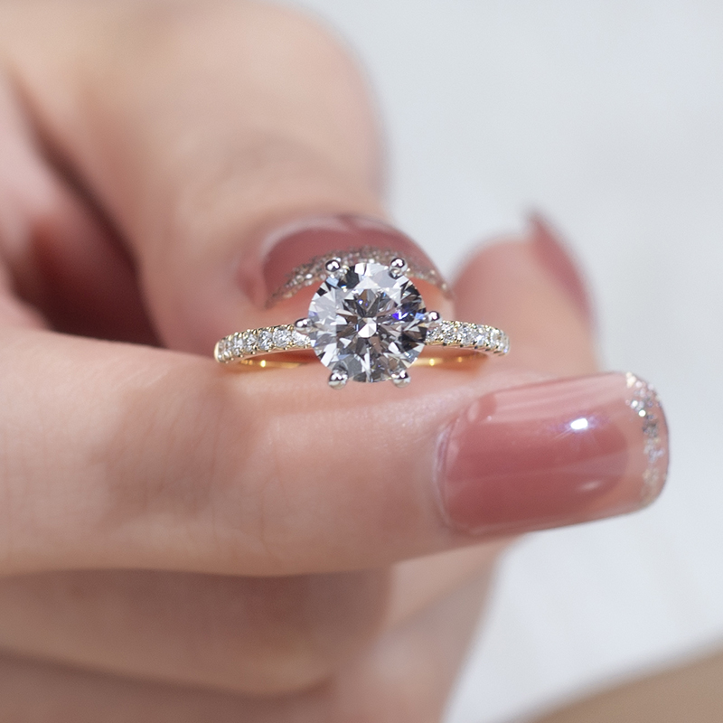 MESSI JEWELRY TILPAS RING I 18 K HVIDGULD MSR-1862 MSR- 879 MSR-1000 ...