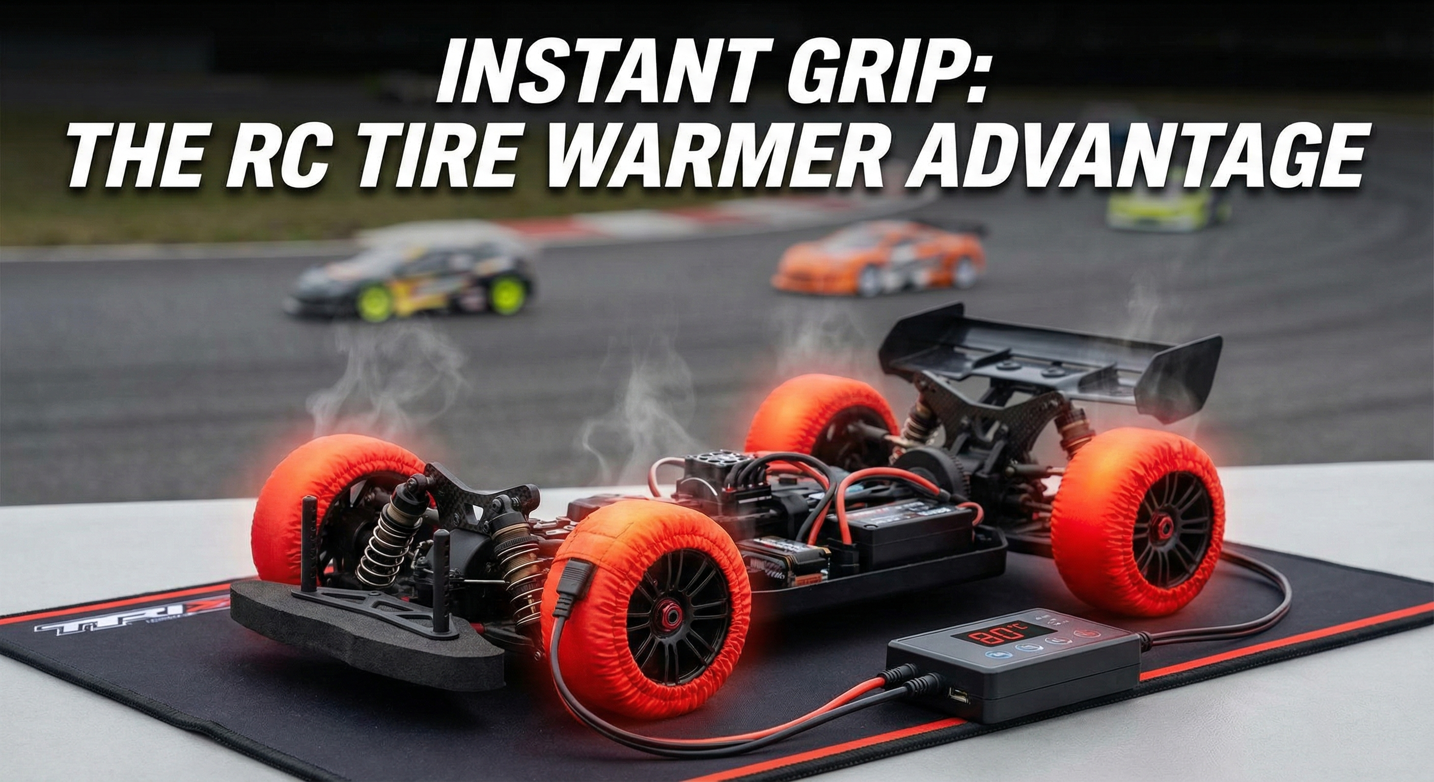 Função e finalidade dos aquecedores de pneus para carros RC | VRX RACING