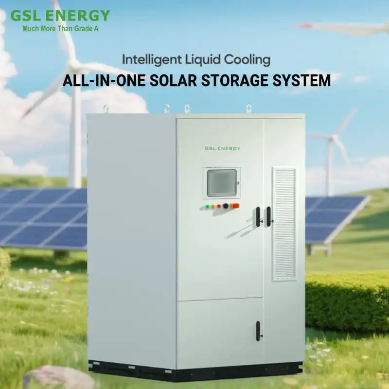 GSL Energy 125kW/261kWh All-in-One High-Voltage Liquid-Cooled ...