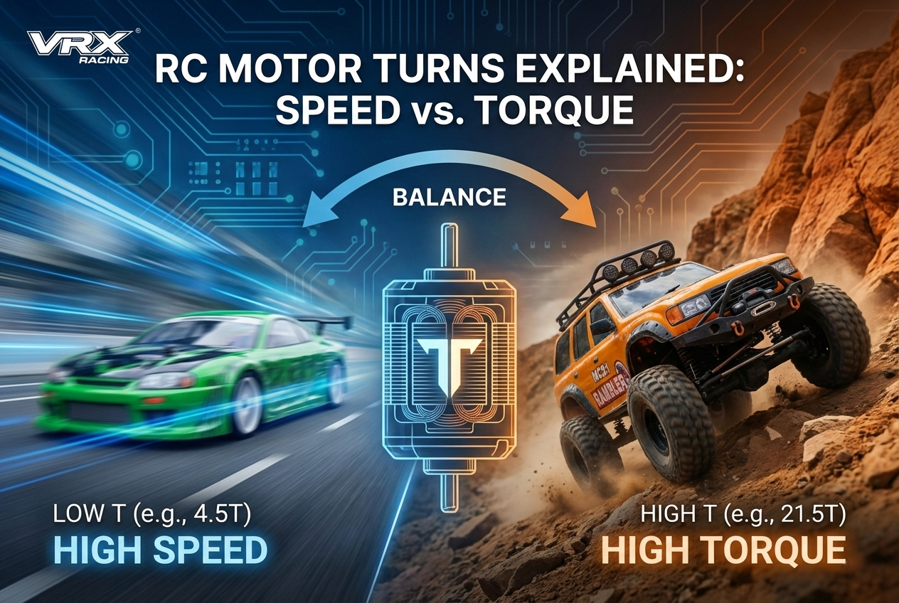 A Complete Guide to "T" Numbers & KV Ratings for RC Motor Turns | VRX ...
