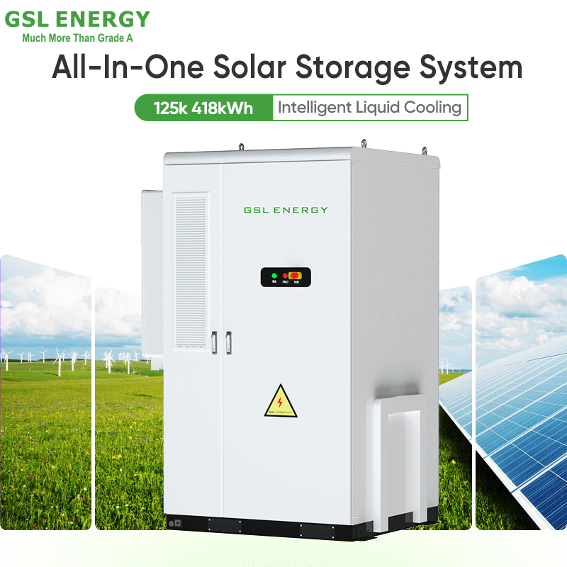 125kW 418kWh Liquid-Cooled BESS | Commercial Solar Battery Storage ...