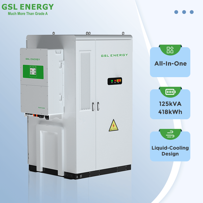 125kW 418kWh Liquid-Cooled BESS | Commercial Solar Battery Storage ...