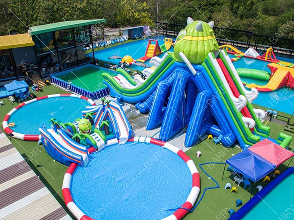 The Basic Requirements of the Mobile Inflatable Water Park on the Venue